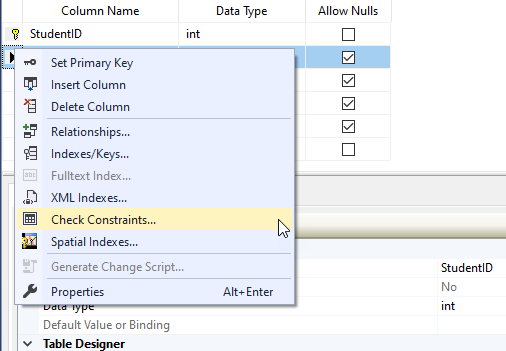 SQL Server Management Studio - CHECK 制約を作成する - Microsoft SQL Server 入門 ... SQL Server Management Studio - CHECK 制約を作成する - Microsoft SQL Server 入門 ...