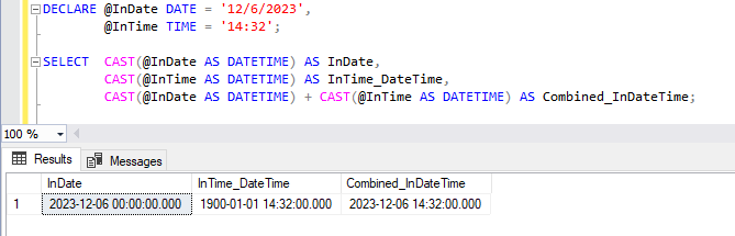 Sql Server Msg 402 データ型 Datetime と Time は Add 演算子では互換性がありませんのエラーと対処方法 Sql Server&t Sqlに関する